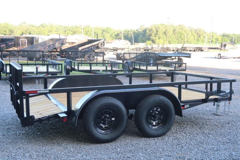 6.5′ x 12′ Tandem Axle Utility Trailer – 7000 GVWR